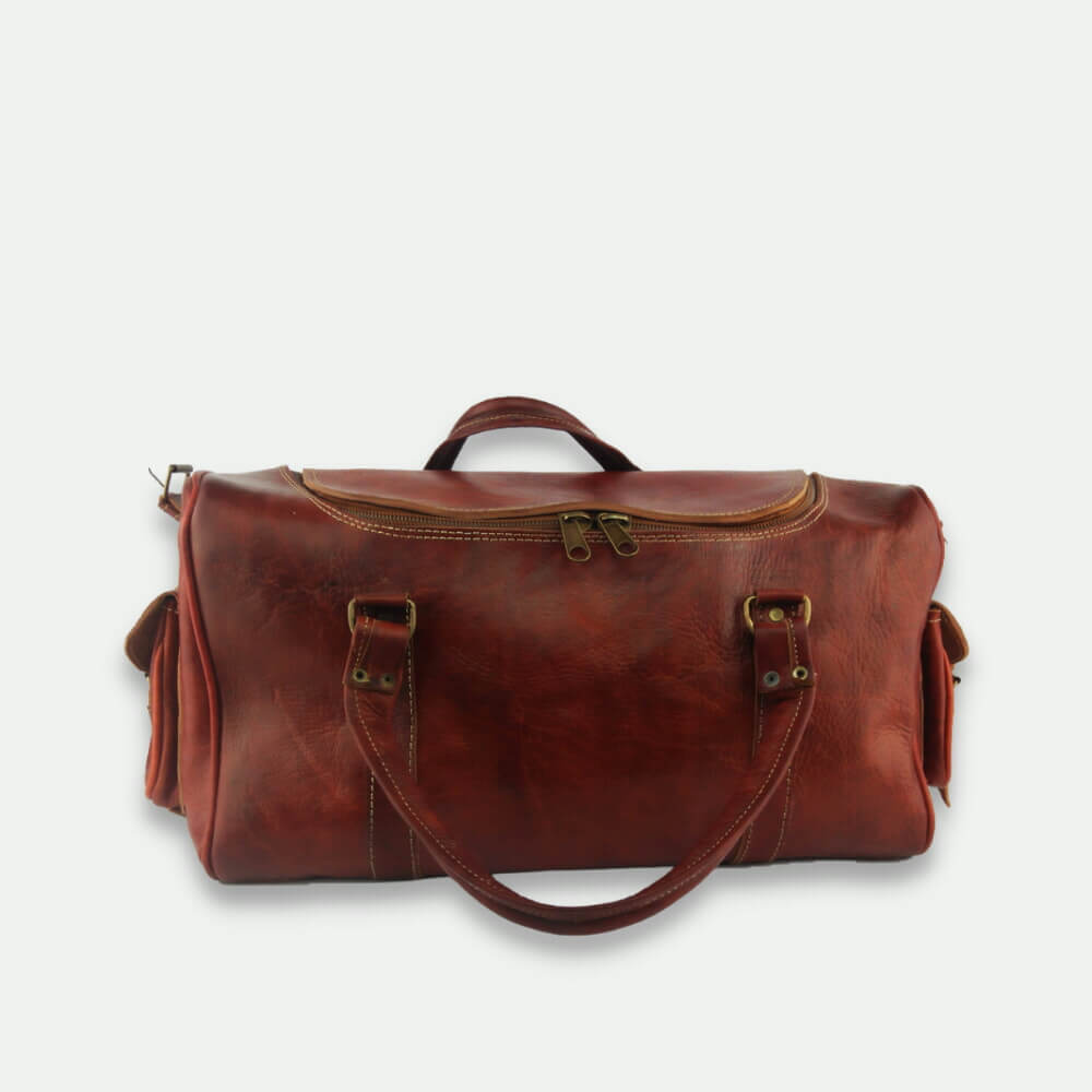 Moroccan Leather Tote Bag | Marrakeche Crafts