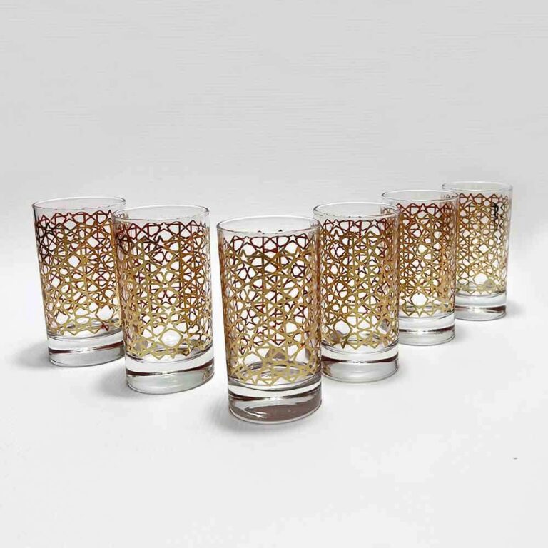 Moroccan Tea Glasses Collection - Marrakeche Crafts