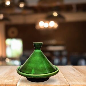 Authentic Handmade Moroccan Tagine Pot | Traditional Clay Cookware