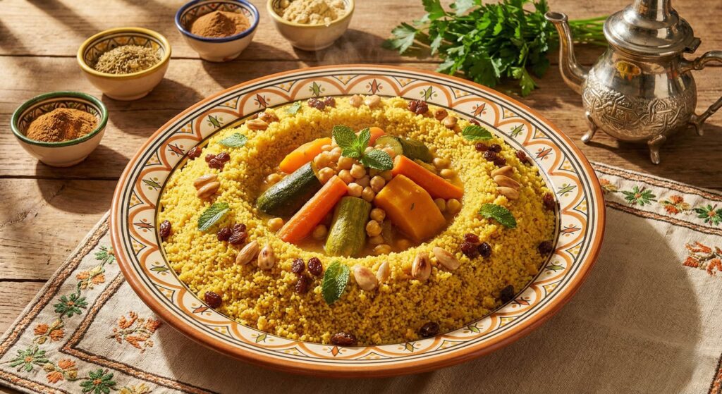 Easy Authentic Moroccan Couscous Recipe | Ready In 30 Minutes